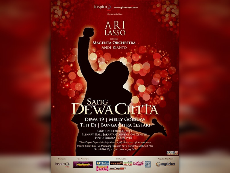 ARI LASSO : SANG DEWA CINTA - MyTicket Asia